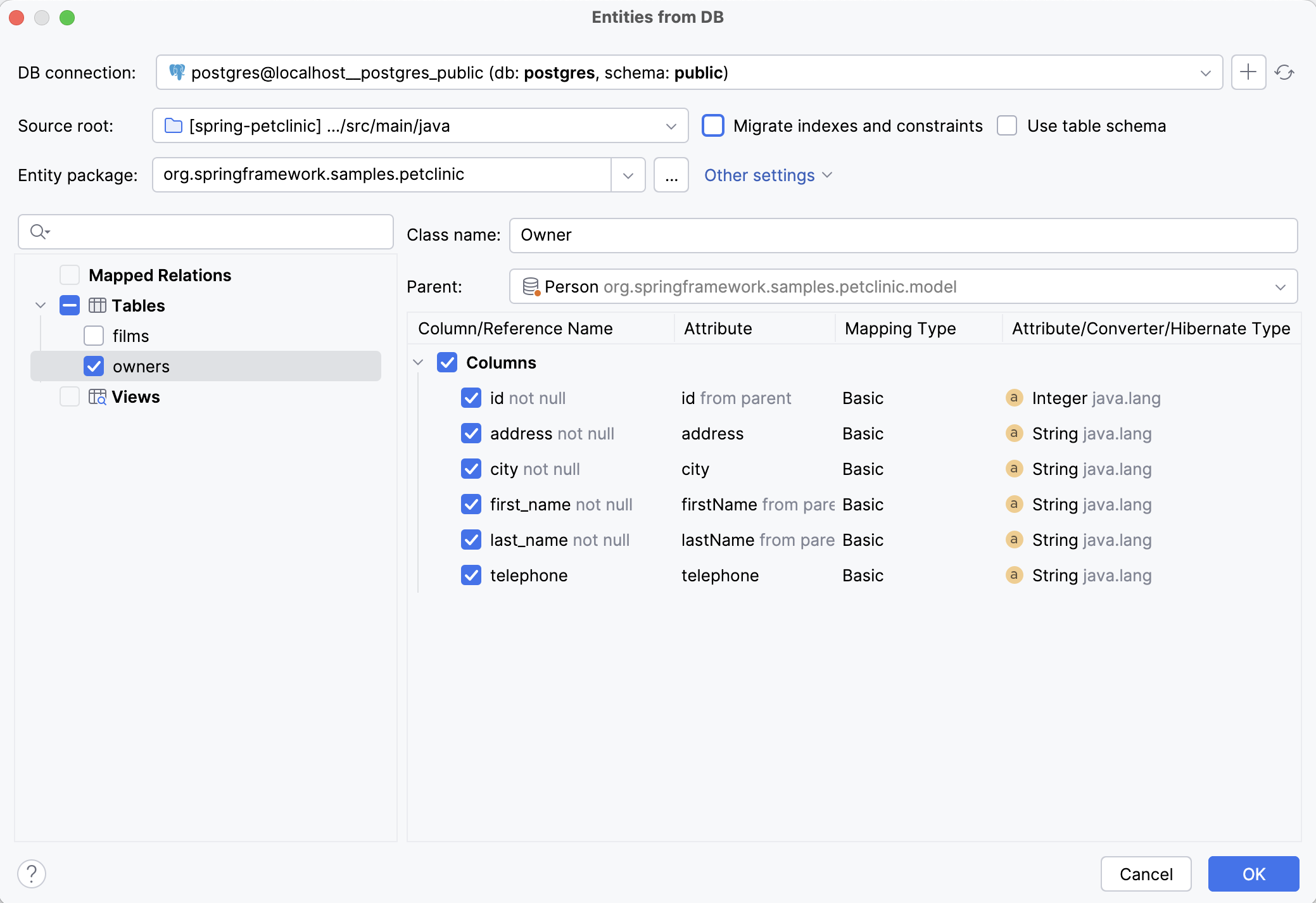 Reverse Engineering | IntelliJ IDEA Documentation